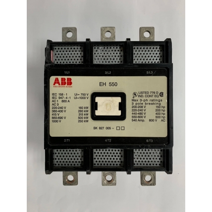 ABB EH-550 3-Phase Contactor - 產品介紹 - 碩輝科技 SES Technology